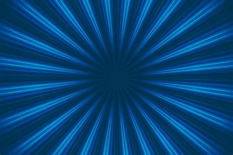 Diseño de fondo abstracto de línea de luz azul con ráfaga ilustración