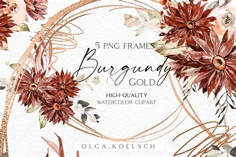 Floral Clipart Frame