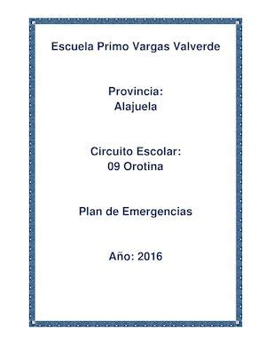 Calam O Plan De Emergencias Final