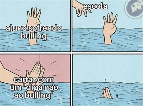 Escola Aluno Sofrendo Bulling Cartaz Um Diga N O Ao Bulling