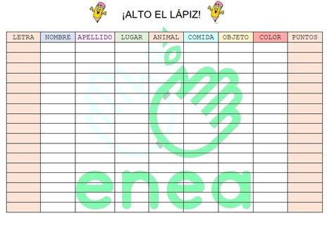 Alto el lápiz Enea Psicología
