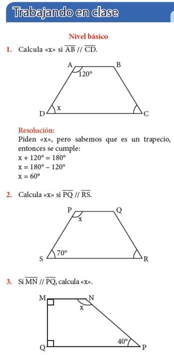 Cuadriláteros Trapecio y Trapezoide para Cuarto de Primaria