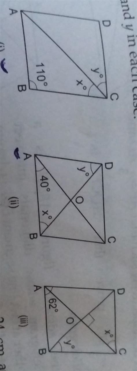 in each of the figures given below abcd is a rhombus find the value 11390 the best porn website