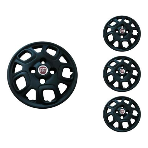 Jg 04 Calota Roda Uno Way Attractive Vivace 2015 2016 Aro 13 Preto