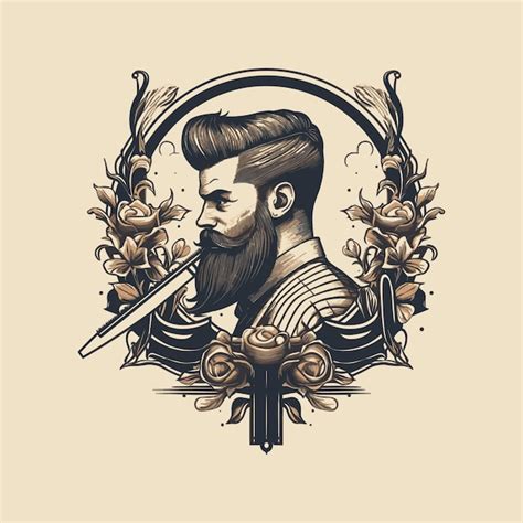 Premium Vector Barber Mascot Vector For Logo Design