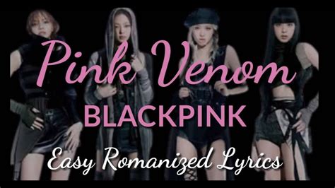 Blackpink Pink Venom Lyrics Youtube