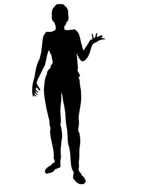 SVG Attractive Pose Woman Playful Free SVG Image Icon SVG Silh