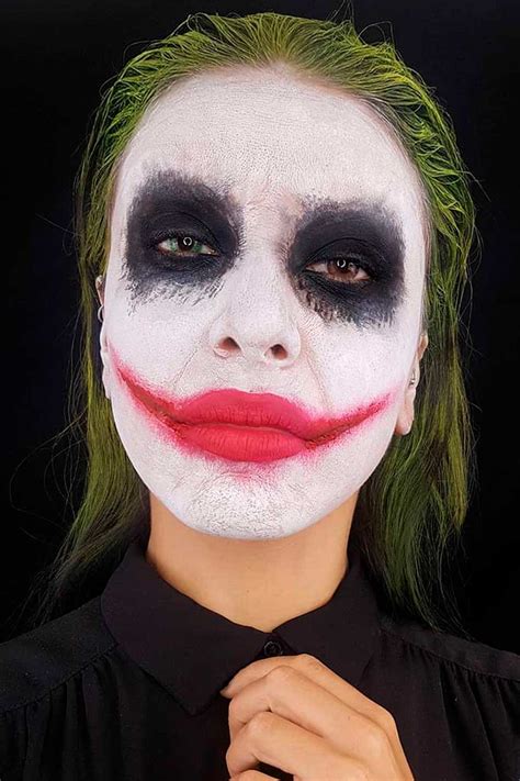 Scary Clown Makeup Ideas Female Black Hair Eyes Saubhaya Makeup