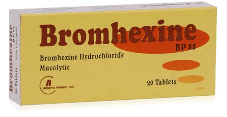Bromhexine 8mg Tablets Rosheta