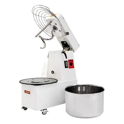 Pétrin à spirale pour pizza triphasé tête relevable et cuve extractible