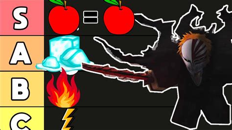 Updated Bankai Tier List Is Here Peroxide Youtube
