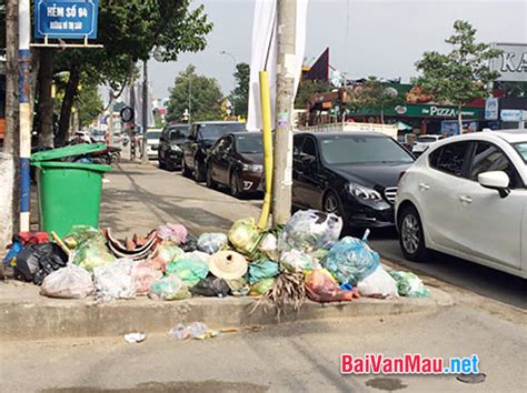 Văn nghị luận Suy nghĩ về hiện tượng vứt rác bừa bãi nơi công cộng