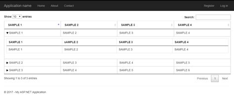 implement nested webgrid with expand and collapse in asp net freecode spot