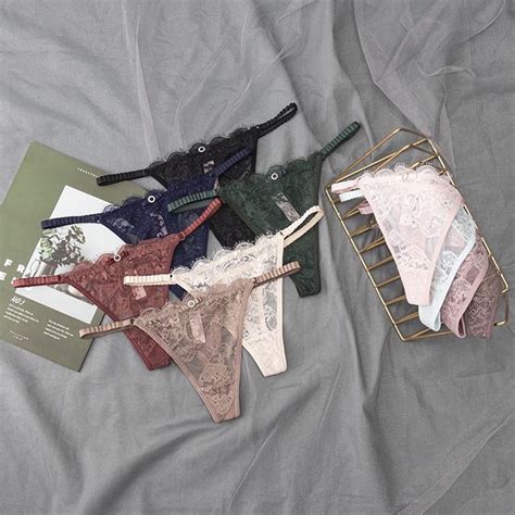 Mua Quần Lót Nữ Quần Chíp Lọt Khe Brabikini Thiết Kế Ren Chun Hông SEXY