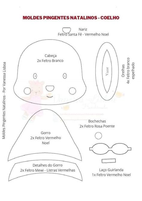Pingentes De Natal Molde Para Imprimir Ver E Fazer
