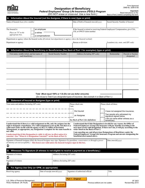 Sf 2823 Form Fill Out Printable PDF Forms Online