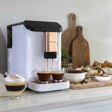 Cremmaet Macchia White Rose Cafetera Superautom Tica Cecotec