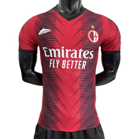 Early Edition AC Milan Player Version Home Jersey 23 24 Customizable