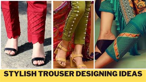 Stylish Trouser Designing Ideas 2023 YouTube