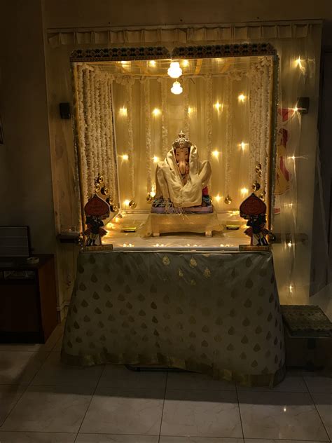 Diy Recycling Ganpati Pooja Decoration Ideas Artofit