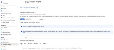 How To Turn On Application Insights For Azurerm Linux Web App