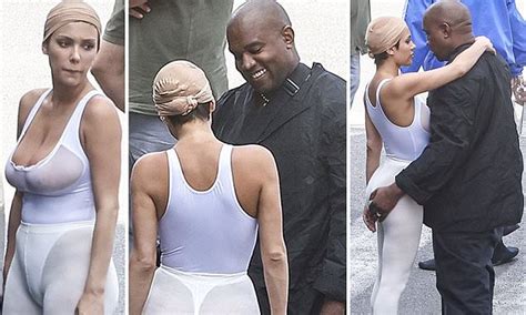 Kanye Wests Wife Bianca Censori Wears Only Body Tape In Pics Body Tape
