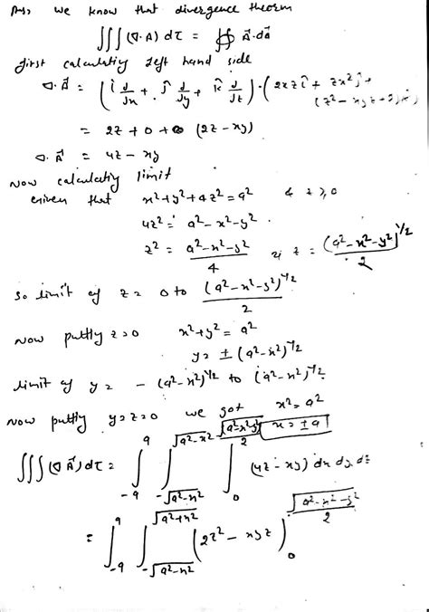 [solved] 7 verify the divergence theorem i e show in the mathematical course hero
