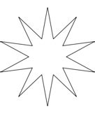 Disegno Di Stella A 5 Punte Da Colorare Disegni Da Colorare E