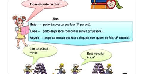 L Ngua Portuguesa Pronome Demonstrativo Atividade De L Ngua