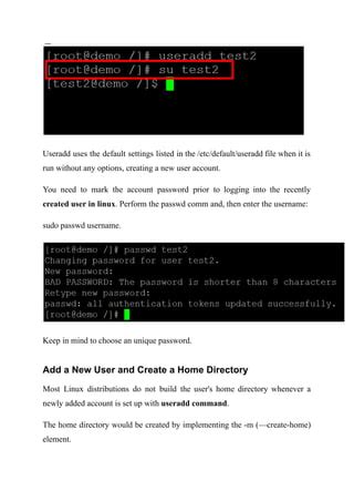 A Complete Guide To Useradd Command In Linux With Examples