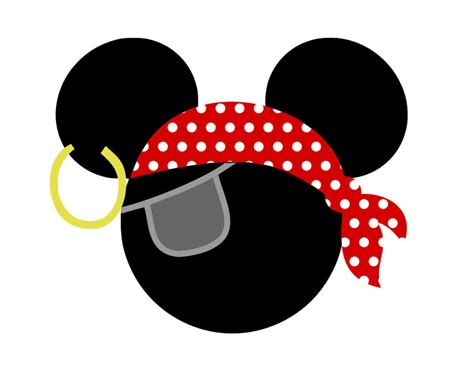 Pirate Mickey And Minnie Heads Svg Pdf Png And Dxf Files Etsy The
