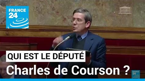 Motion de censure qui est le député Charles de Courson FRANCE 24