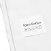 Aztex Plain Cotton Tea Towels Cotton Pack Of Gsm White