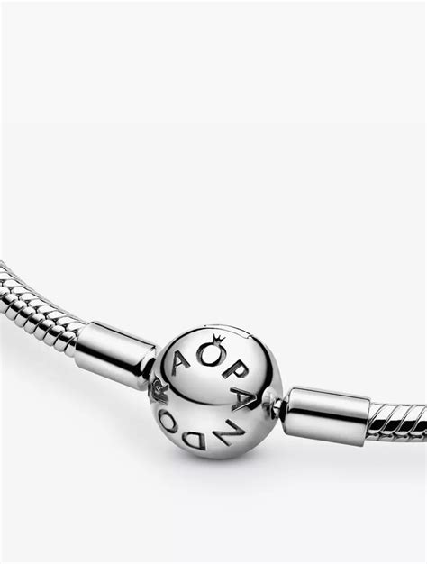 Jual PANDORA Pandora Moments Snake Chain Necklace 45 Silver