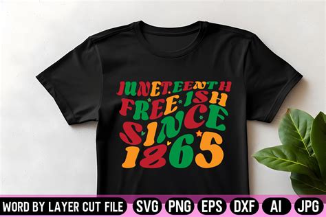 Juneteenth Free Ish Since 1865 Retro Svg Graphic By Fancy SVG