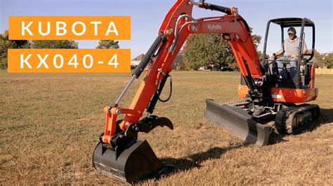 Why You NEED The Kubota KX040 4 Compact Excavator YouTube