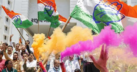 Karnataka Polls Congress Bags Biggest Win Since 1989 BJP Loses Its