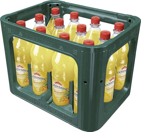 Lichtenauer Limonade Ananas Citrus Kasten 12 X 1 L PET Mehrweg