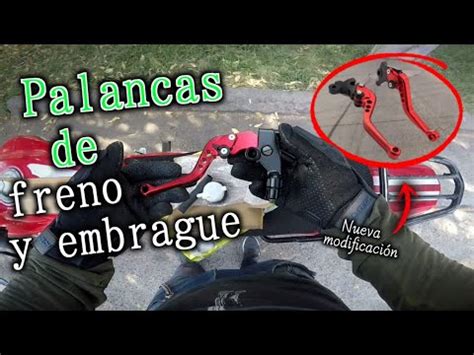 Como Cambiar Las Palancas De Freno Y Embrague De Tu Moto Youtube