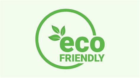 Premium Vector Eco Friendly Green Leaf Label Sticker