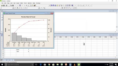 Cara Membuat Diagram Pareto Di Minitab