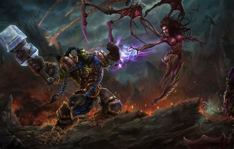Wallpaper The Game Battle Art Location Heroes Of The Storm Thrall