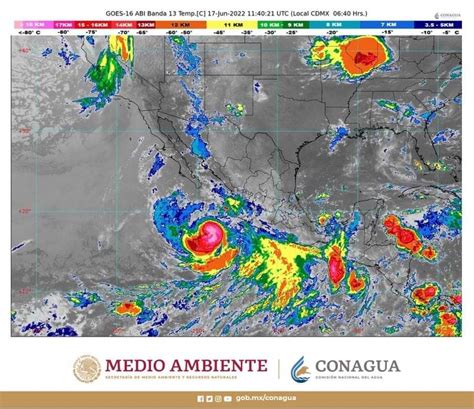 Pronóstico De Lluvias Fuertes En Guerrero Por Huracán Blass Y Otros