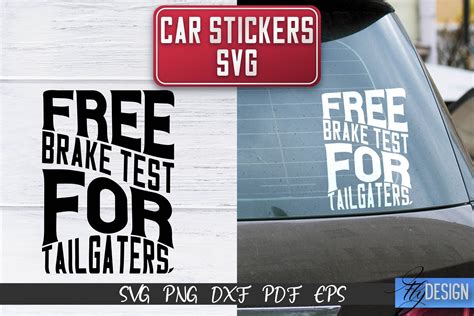 Car Stickers Svg Car Decals Svg Graphic By Flydesignsvg Creative