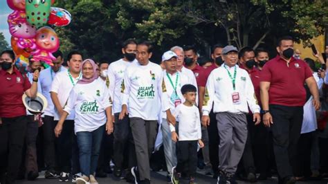 Jokowi Sebut Nama Ganjar Warga NU Bersorak Sorai Gilliran Puan