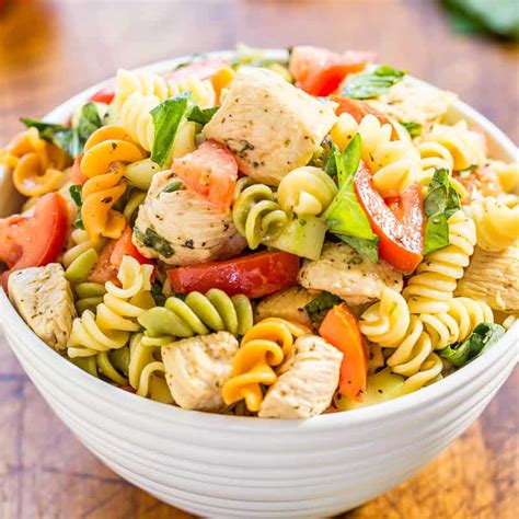Easy Rainbow Pasta Salad Recipe Atonce