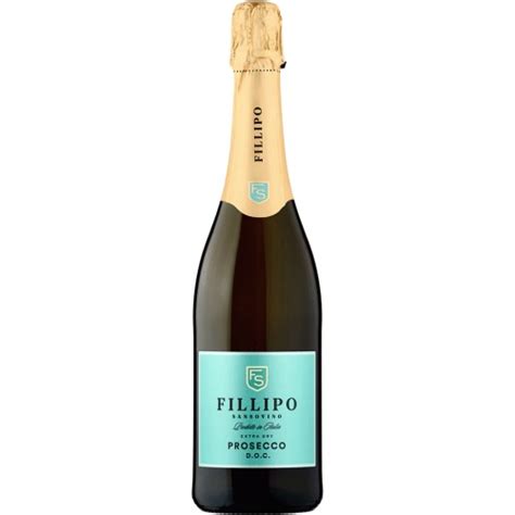 Fillipo Sansovino Extra Dry Prosecco D O C 75cl Compare Prices