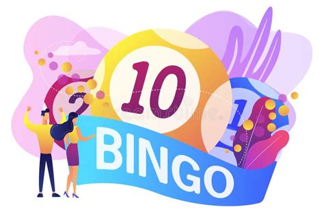 Ejemplo Del Vector Del Concepto Del Juego De La Loter a Ilustración del