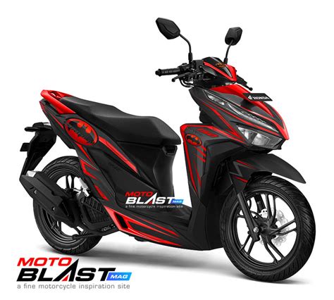 Modifikasi Striping Honda New Vario Facelift Livery Click