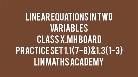 solving simultaneous linear equations determinant method cramer s rule explained youtube